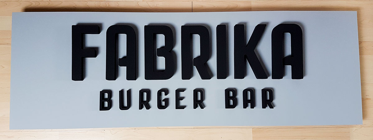 Fabrika burgera 3D reklama - Izradjujemo logo vaseg preduzeca u ...